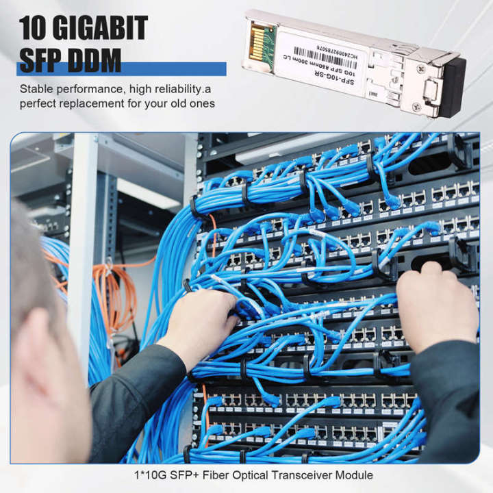 10G SFP+ Fiber Optical Transceiver Module for Switch 10 Gigabit SFP DDM ...