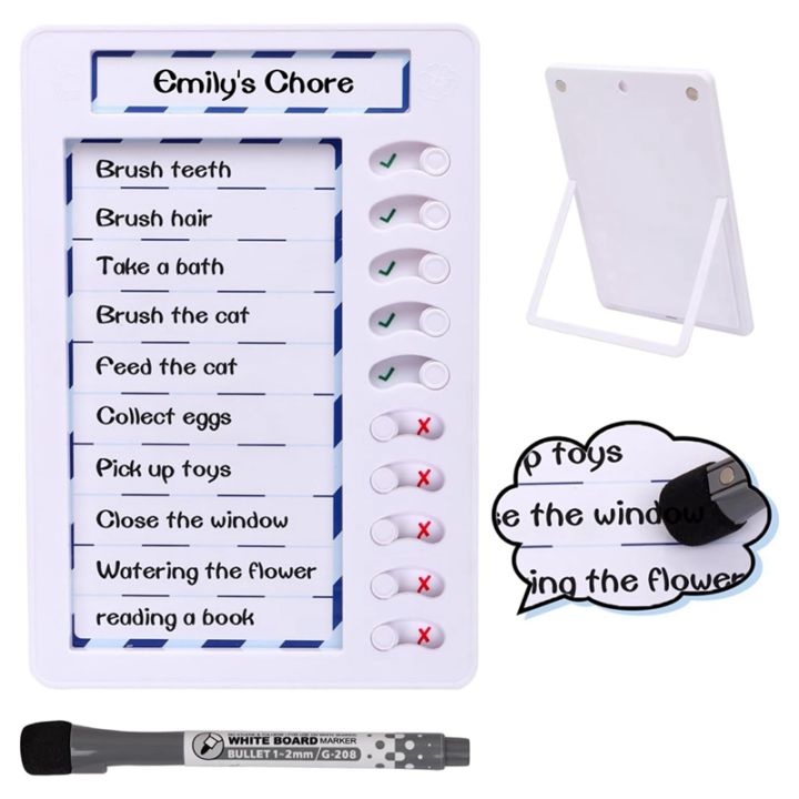 1Set Erasable Chore Chart for Kids,Reusable to Do List Board My Chores ... 1Set Erasable Chore Chart for Kids,Reusable to Do List Board My Chores ...