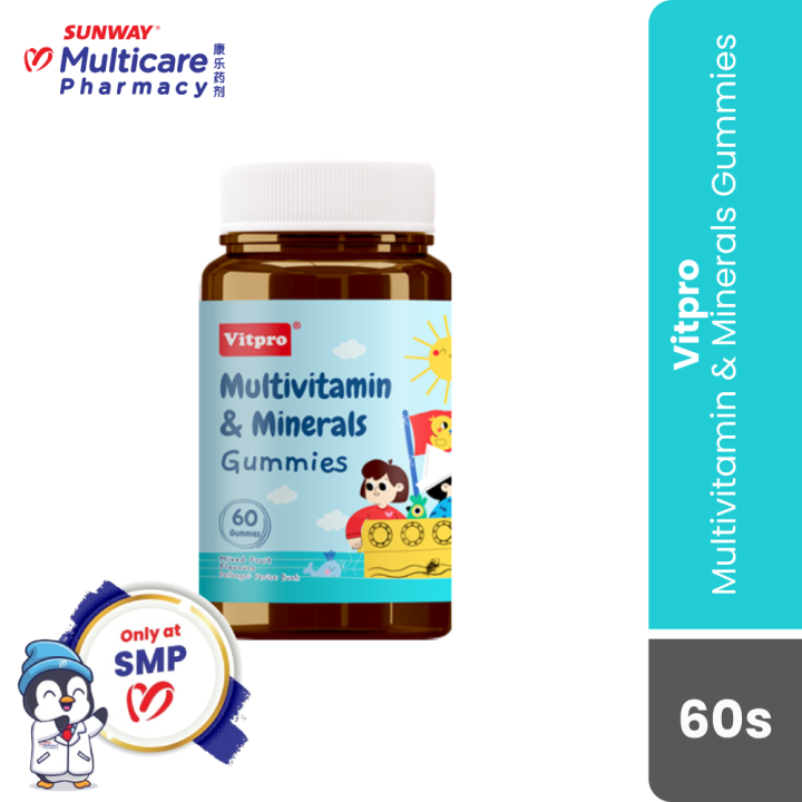 Vitpro Multivitamin & Minerals Gummies 120g | Lazada