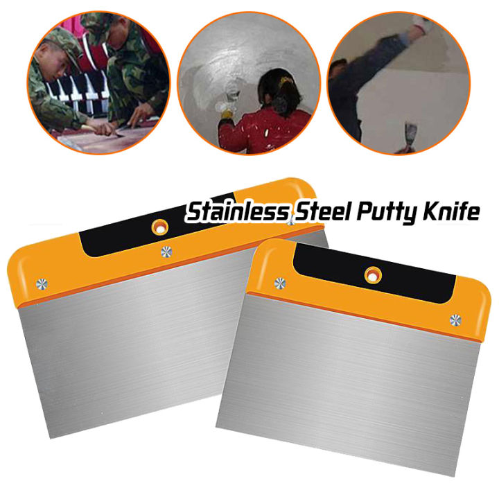 6/8/10Inch Stainless Steel Putty Knife Putty Scraper Paint Scraper ...