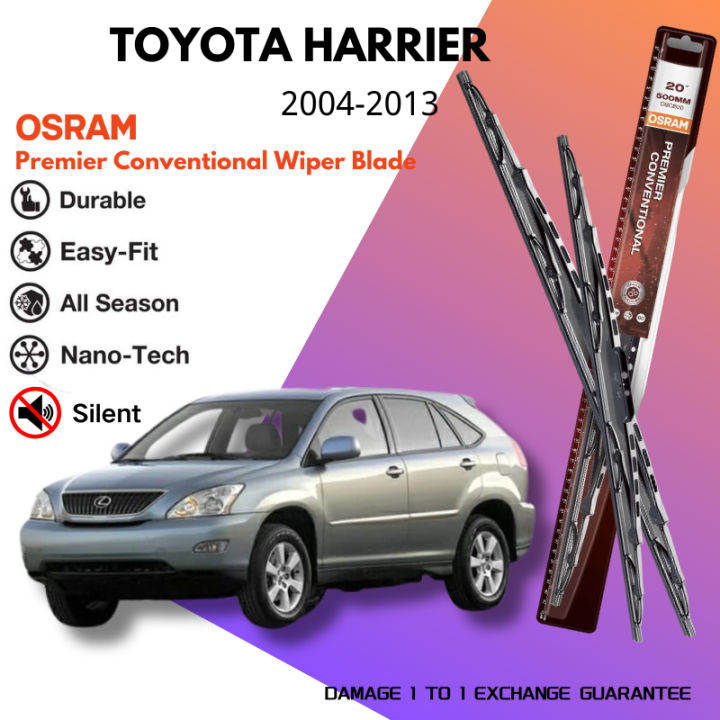 Toyota Harrier 2004-2013 Windshield Wiper Set Premier Conventional ...