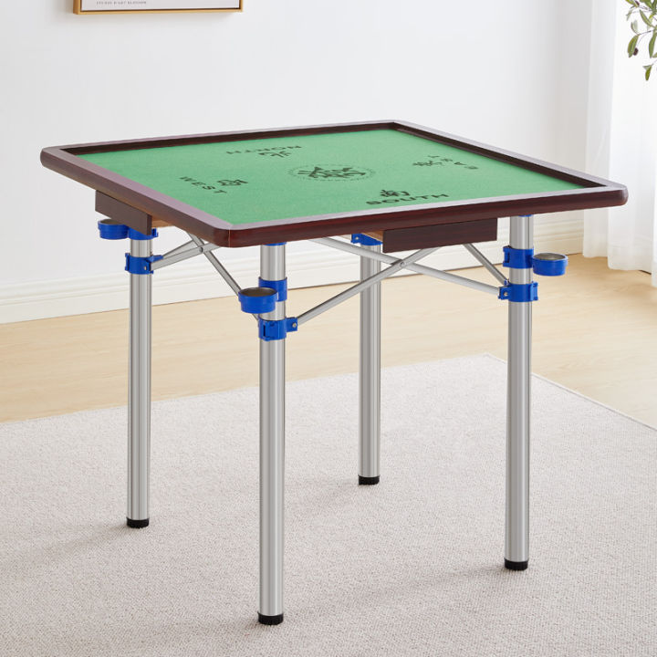 Folding mahjong table home manual simple small chess table sparrow ...