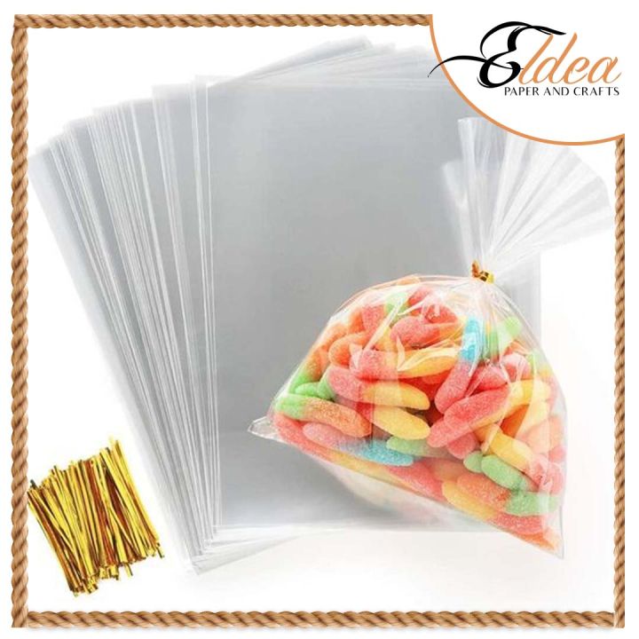 50pcs PP (Polypropylene) Plastic bags Sizes for Packing of Items ...