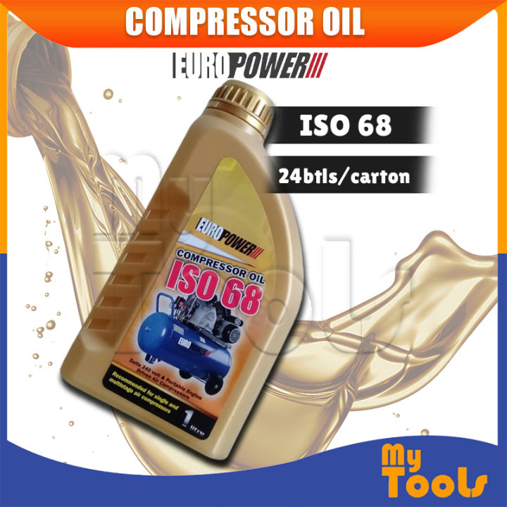 Mytools EUROPOWER Compressor Oil ISO 68 (1 Liter) | Lazada