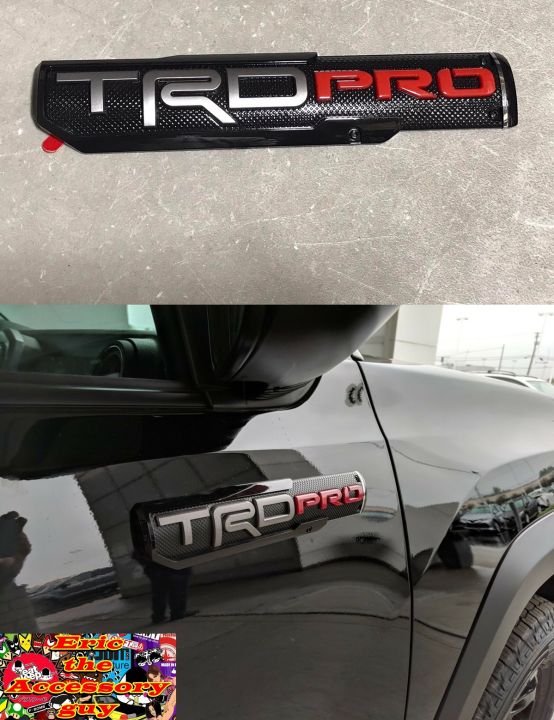 TRD PRO Premium Emblem for Toyota Hilux Fortuner Land Cruiser | Lazada PH