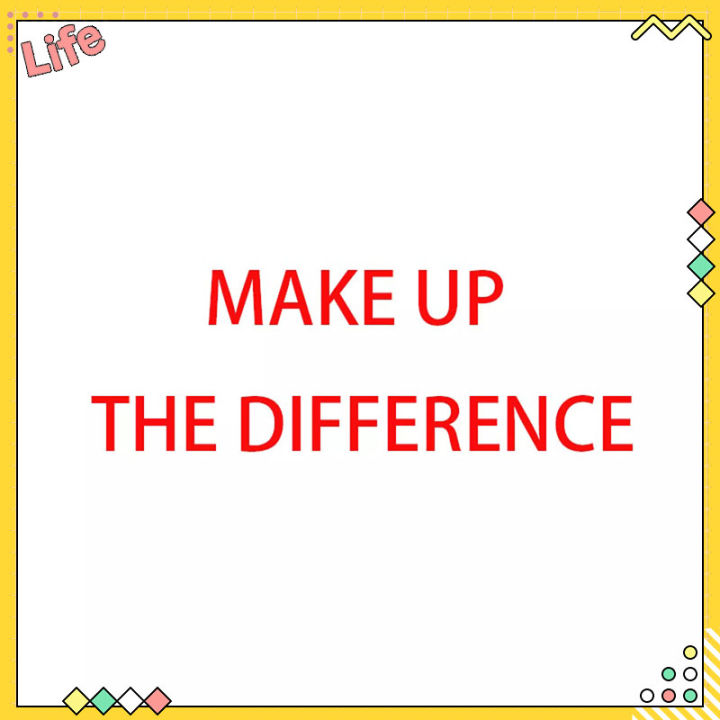 Make up the difference, make up the accessories link. Order independently not ship | Lazada PH