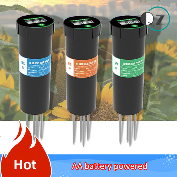 จอแสดงผล LCD TDR ดิน Ec Tester ดิน NPK ความอุดมสมบูรณ์ Nutrient yzer ...