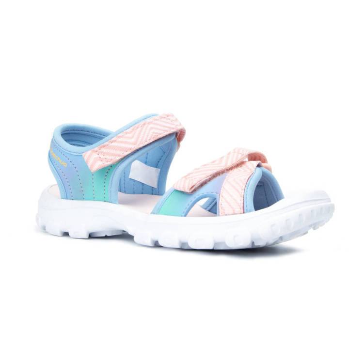 Decathlon Mountain Hiking Kids CN Rip Tabs Sandals MH100 (Rubber Sole ...