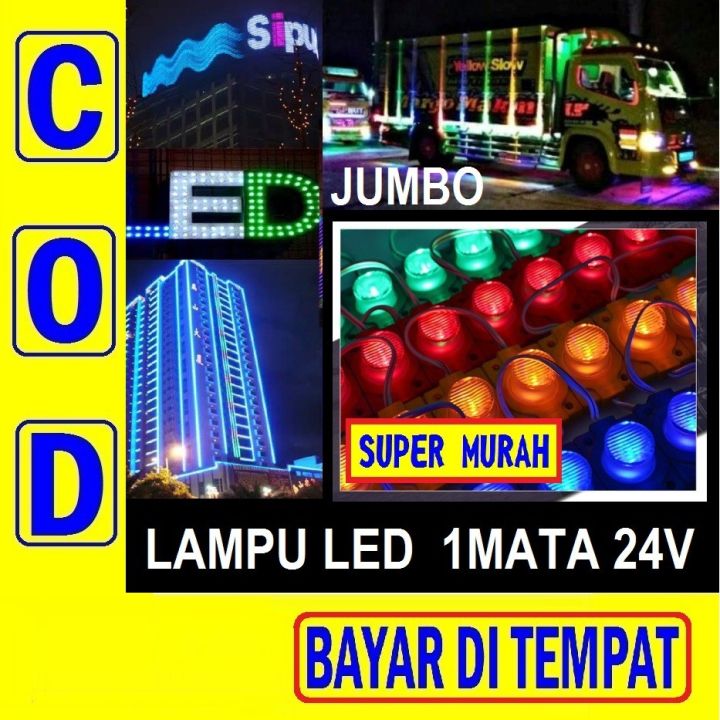 PAC 17A Lampu Led Modul 1 Mata 24v Jumbo 24 Volt 1titik 1 Titik 1Mata 1 ...