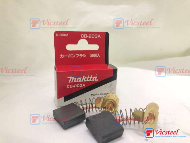 Makita Carbon Brush CB-203A B-80341 Original for 2414NB M3600M M2400M | Lazada PH