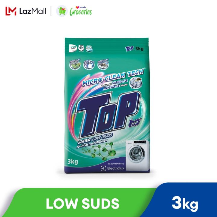 TOP Detergent Powder Low Suds 3KG | Lazada