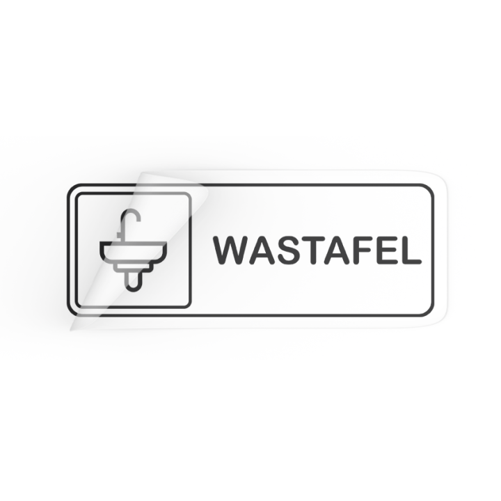 wastafel stiker sign - wastafel area - wastafel wall stiker sign ...