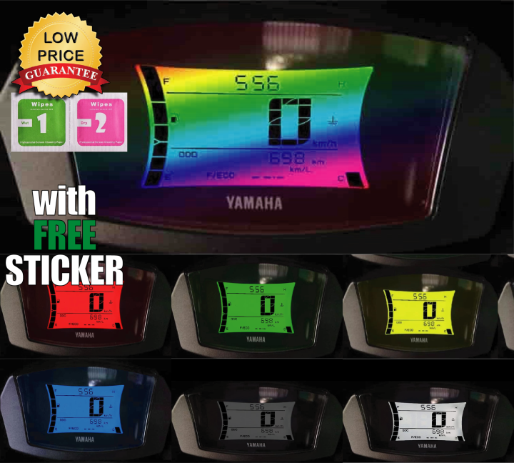 NMAX V2-V3 panel screen protector W/ FREE SMOKE FILM & STICKER | Lazada PH