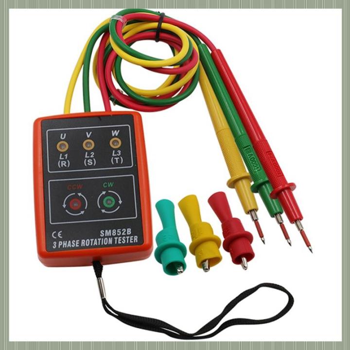 (QJWR) Three Phase Rotation Indicator Meter 60V-600V AC Indicator Meter ...