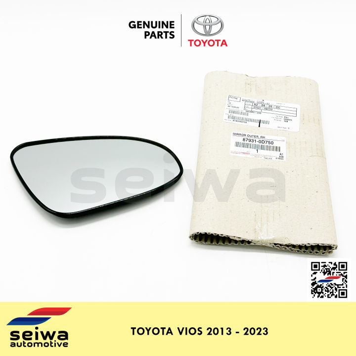 [2013 - 2023] Toyota Vios Side Mirror Lens RH (Passenger Side) - Toyota ...