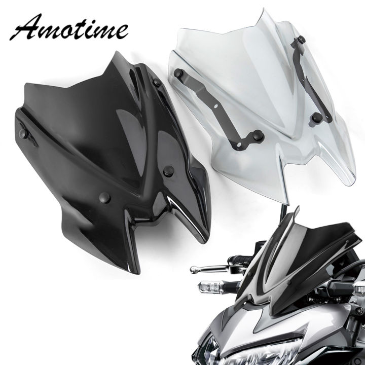 New Motorcycle Windscreen Windshield Viser VIsor Double Bubble Wind ...