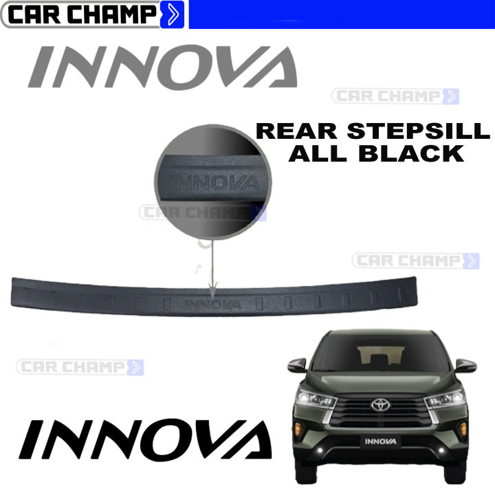 Toyota Innova 2016 to 2024 OEM Rear Stepsill All Black 2017 2018 2019 ...