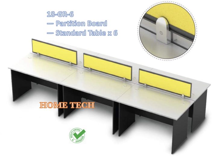 OFFICE FURNITURE WORKSTATION 18-GR-6 | Lazada