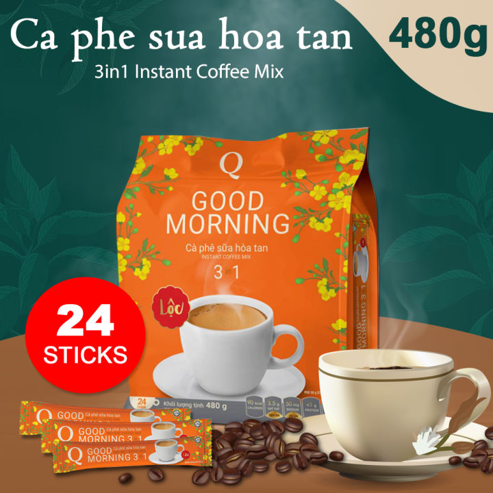 Hodeso Good morning instant 3 in 1 coffee mix 480gr 24 sachets ...