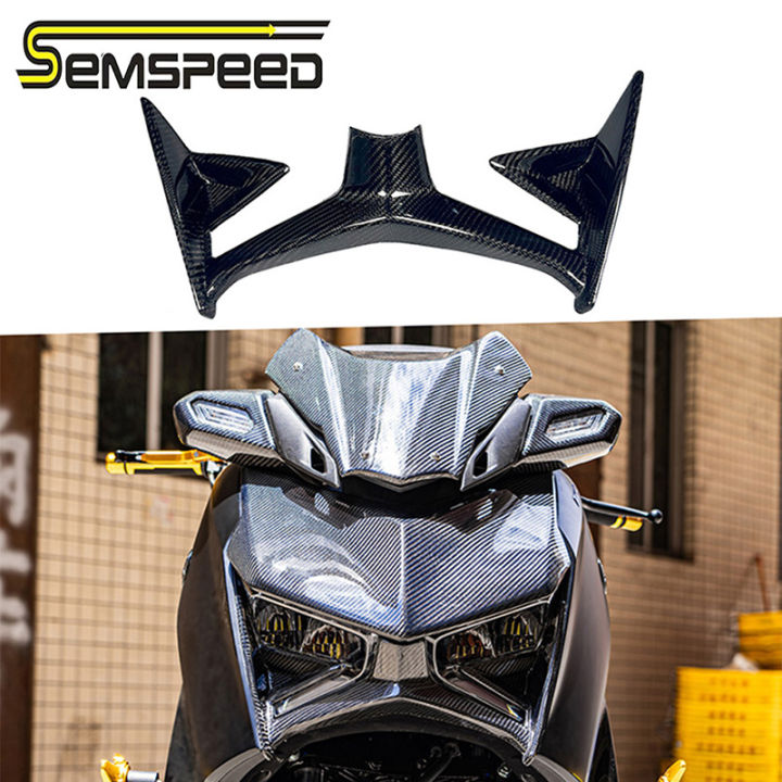 SEMSPEED For Yamaha XMAX V2 300 250 125 2023-2024 Carbon Fiber ...
