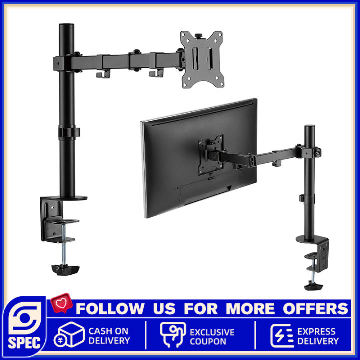 Spec Monitor Stand for 13-32 Inch and Adjustable Desktop Monitor Arm ...