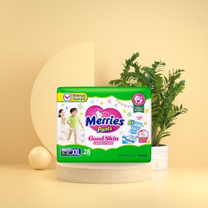 Merries Good Skin Ukuran XXL28 (15-25kg) | Lazada Indonesia