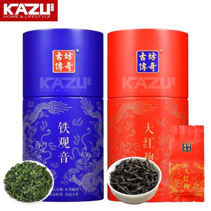 KAZU CHINESE TEA T12 TIE GUAN YIN DA HONG PAO DAUN TEH HIJAU CHINA ...