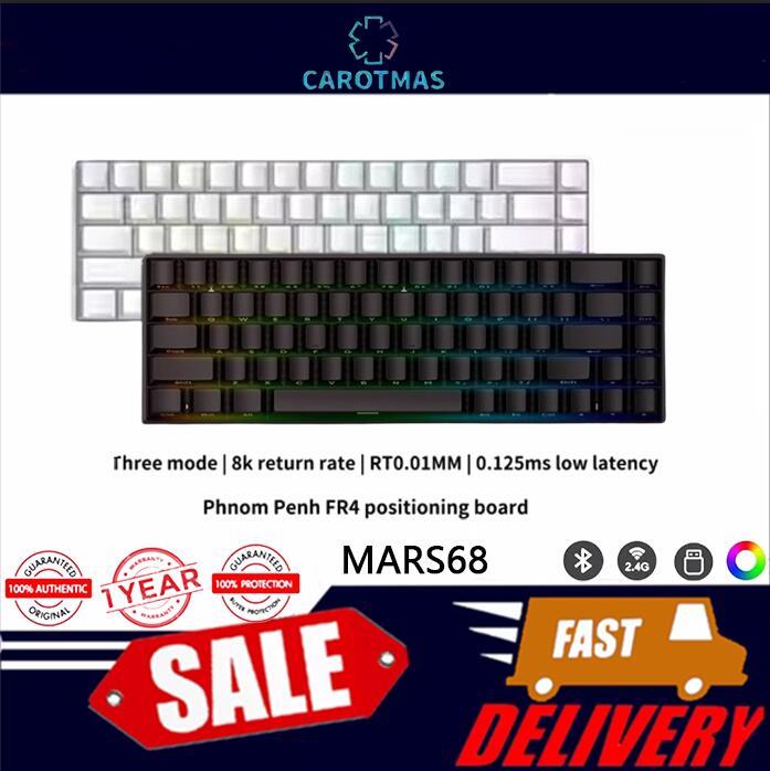 Carotmas Mars68 three mode e-sports magnetic axis keyboard, 8k return ...