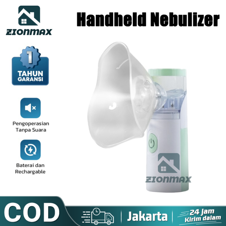 TaffOmicron Alat Terapi Pernapasan Handheld Nebulizer Inhaler - JSL ...