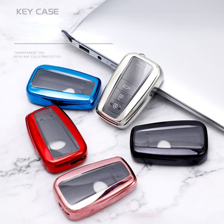 Soft TPU Remote Car Key Fob Case Holder Shell Full Cover Keychain For ...