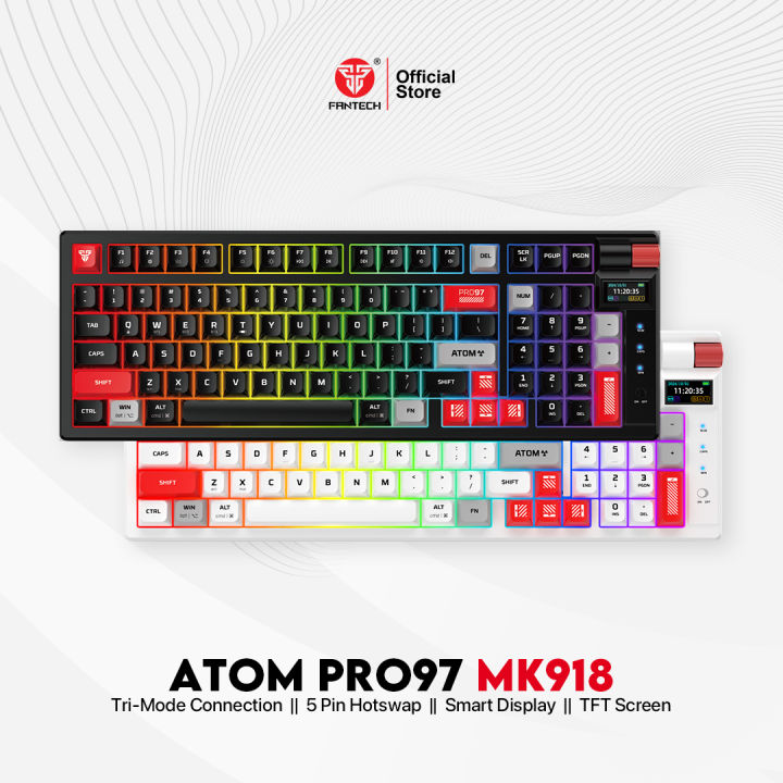 Fantech ATOM PRO SERIES Wireless Keyboard Mechanical Gaming Hotswap 5 ...