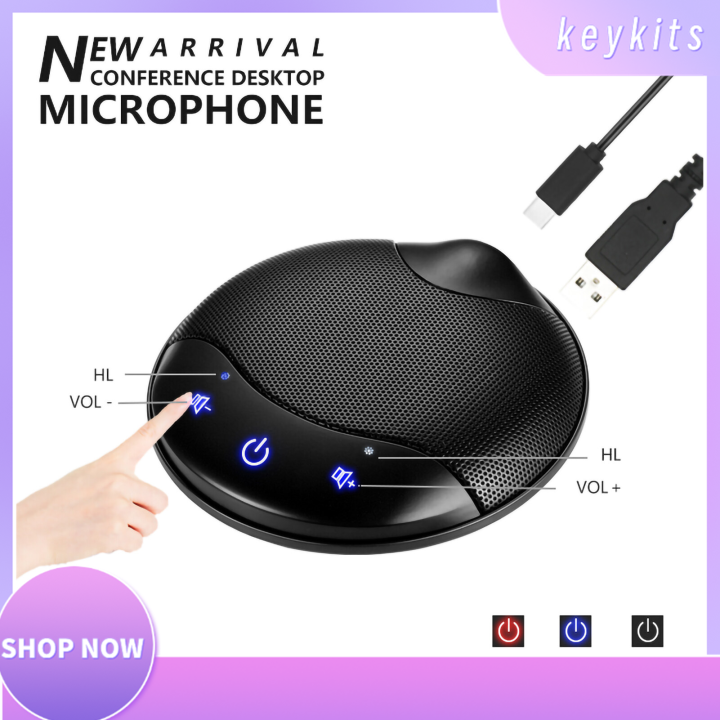 keykits-【Microphone】 Portable USB Conference Microphone 360 ...