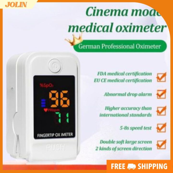 Finger Pulse Oximeter Finger Clip Oxygen Saturation Monitor PI ...