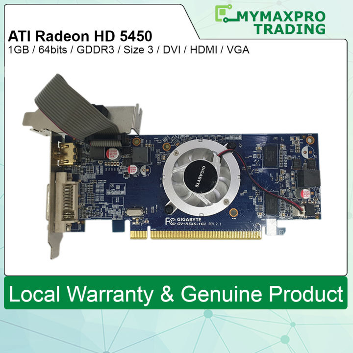 CLEARANCE ATI Radeon HD Low Profile SFF Desktop Display Purpose GPU ...