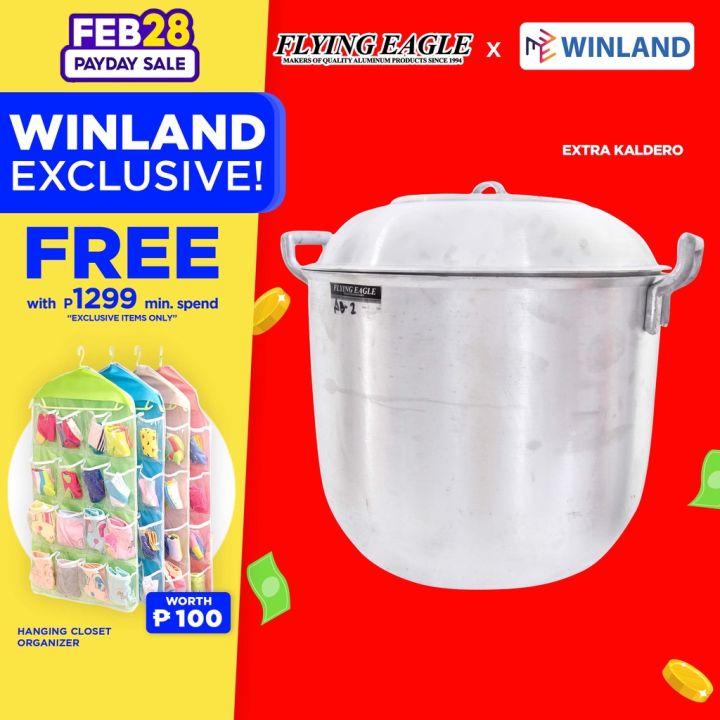 FLYING EAGLE by Winland Cookware Super Extra Kaldero 24cm AB2 | Lazada PH