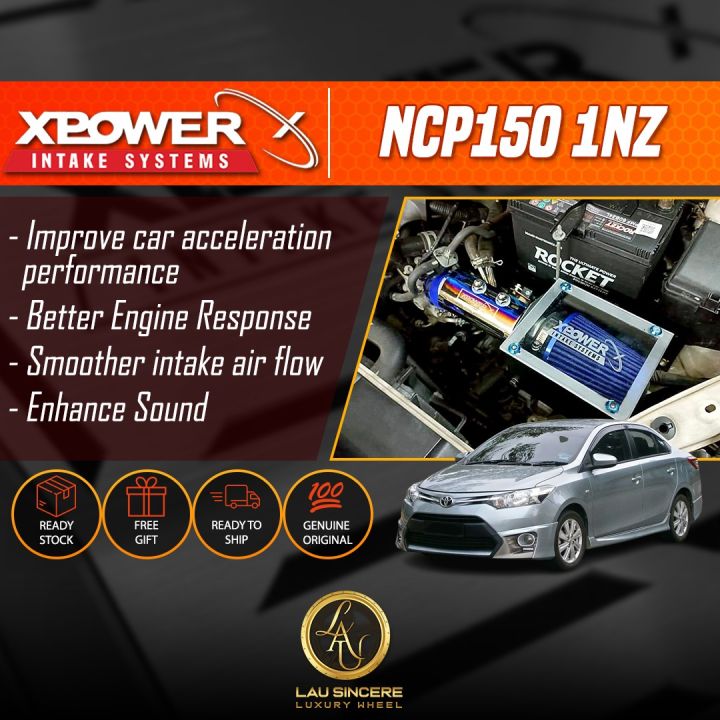 XPower Air Intake System Toyota Vios NCP150 Vios Keli 2013-2016 1.5 ...