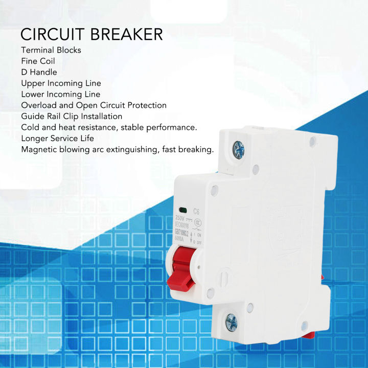 Circuit Breaker Switch Quick Tripping Home MCB 1P for Power System ...