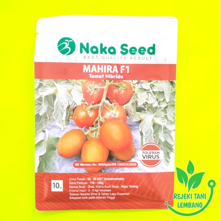 COD BENIH TOMAT HIBRIDA MAHIRA F1 10 GR - NAKA SEED//BIBIT TOMAT | Lazada Indonesia