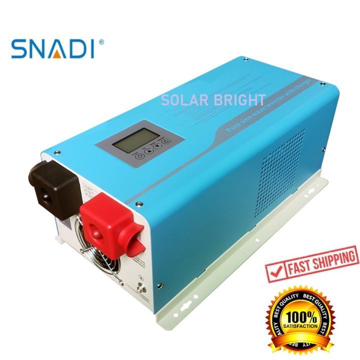 SNADI Solar Pure Sine Wave Toroidal Inverter 48V 5kW Adjustable LVD/HVR ...