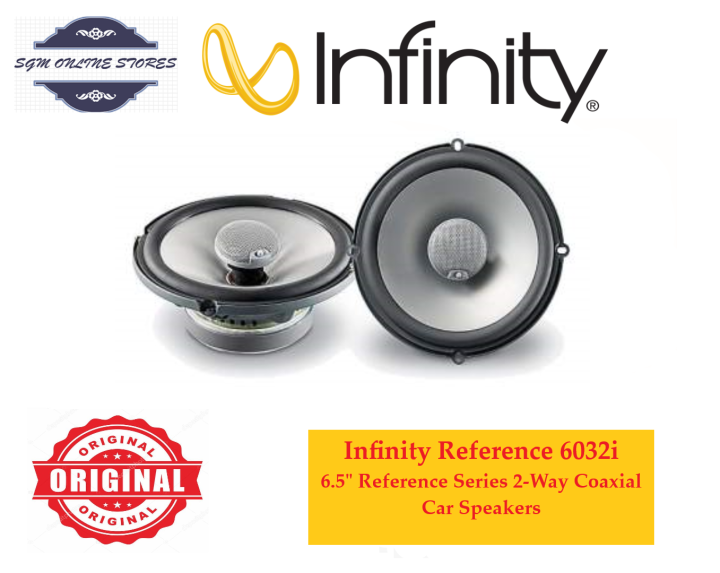 Infinity Reference 6032i - 6.5inch Reference Series 2-Way Coaxial Car ...