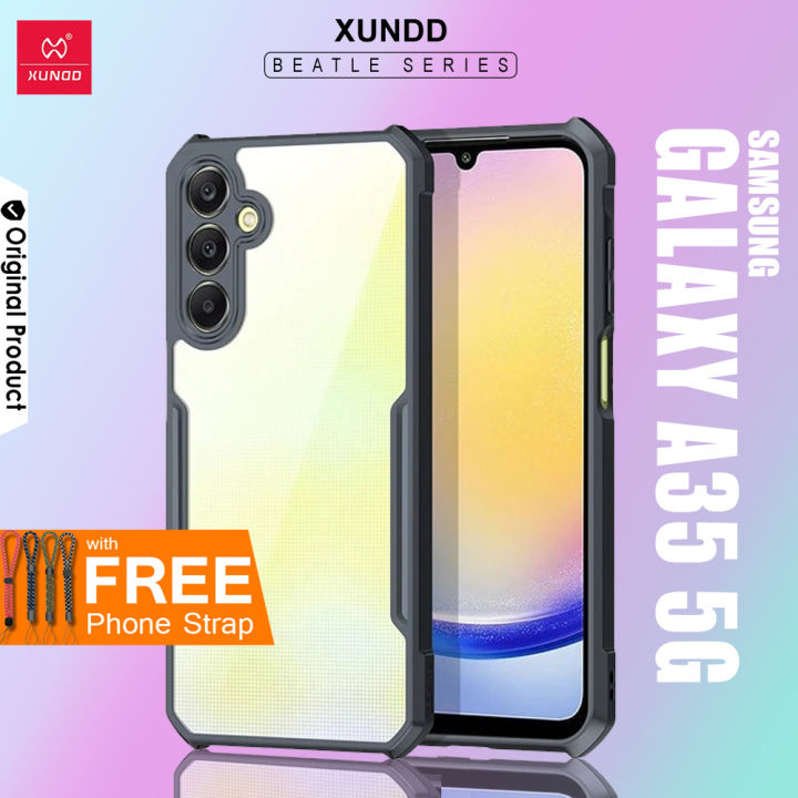 Xundd [Original] Beatle Clear Hybrid Shock Proof Armor Case for Samsung Galaxy A35 5G | Lazada PH