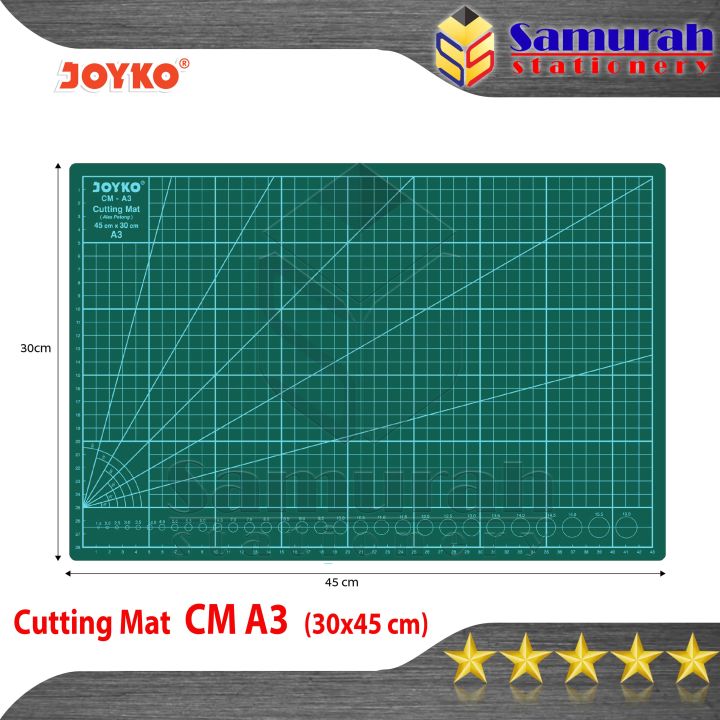 Cutting Mat Joyko Ukuran A3 / Alas Cuting Potong Kertas / Tatakan Cutter Hijau CM-A3 Besar ...