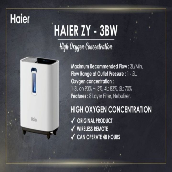 Haier ZY-3BW 3 LPM Oxygen Concentrator | Lazada Indonesia