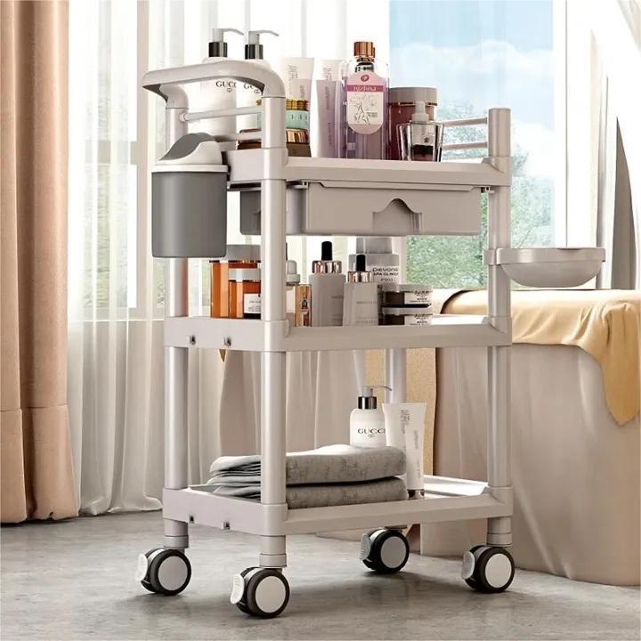 [Ready Stock + local seller] Cosmetic trolley facial trolley makeup ...