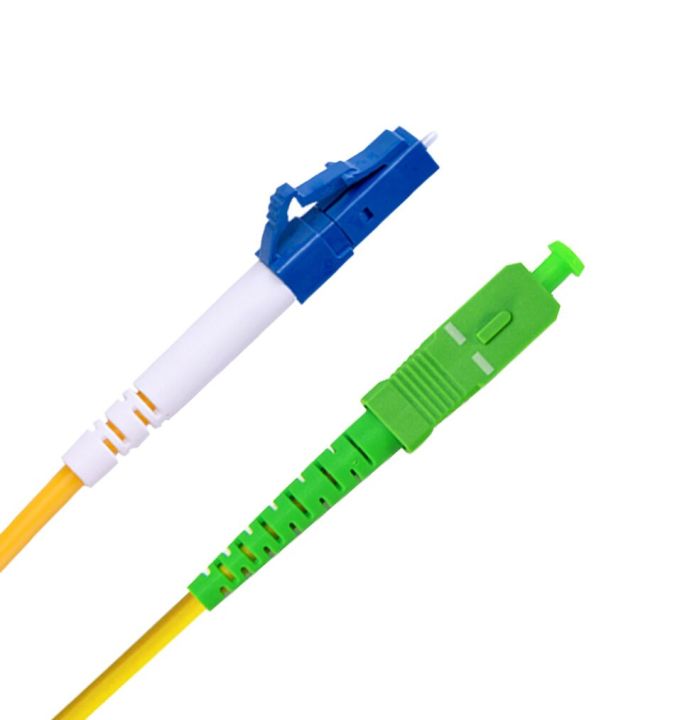 LC/UPC to SC/APC Fiber Optic Patch Cord Cable LC-SC 3meters Jumper ...