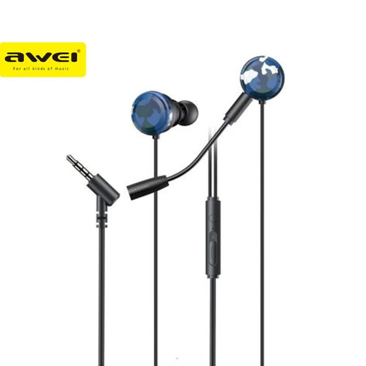 Awei L6 Wired Earphone Earbuds Mini Bass Stereo Earphones With ...
