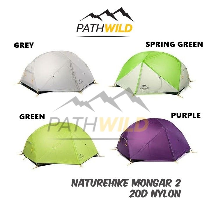 NATUREHIKE TENT MONGAR 2 เต็นท์สำหรับ 2 คน กางง่าย น้ำหนักเบา กันน้ำ ...