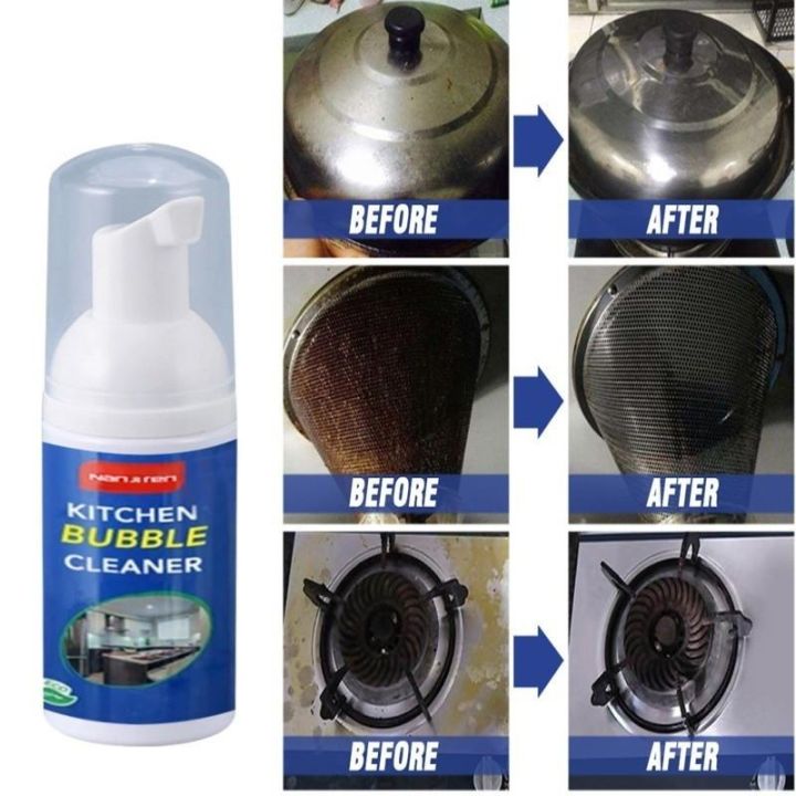 Kitchen spray multi-purpose foam bathroom oil cleaner bubble multi ...