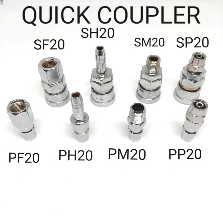 Tekiro Quick Coupler Konektor Sambungan Selang Kompresor Angin SH PH SF ...