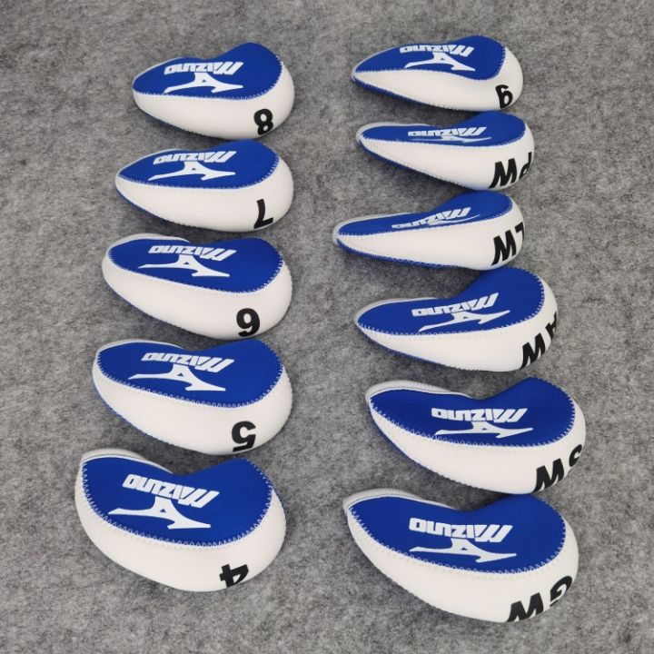 【Genuine】 Mizunoˉ Golf irons cover knitted club cover iron cap cover ...
